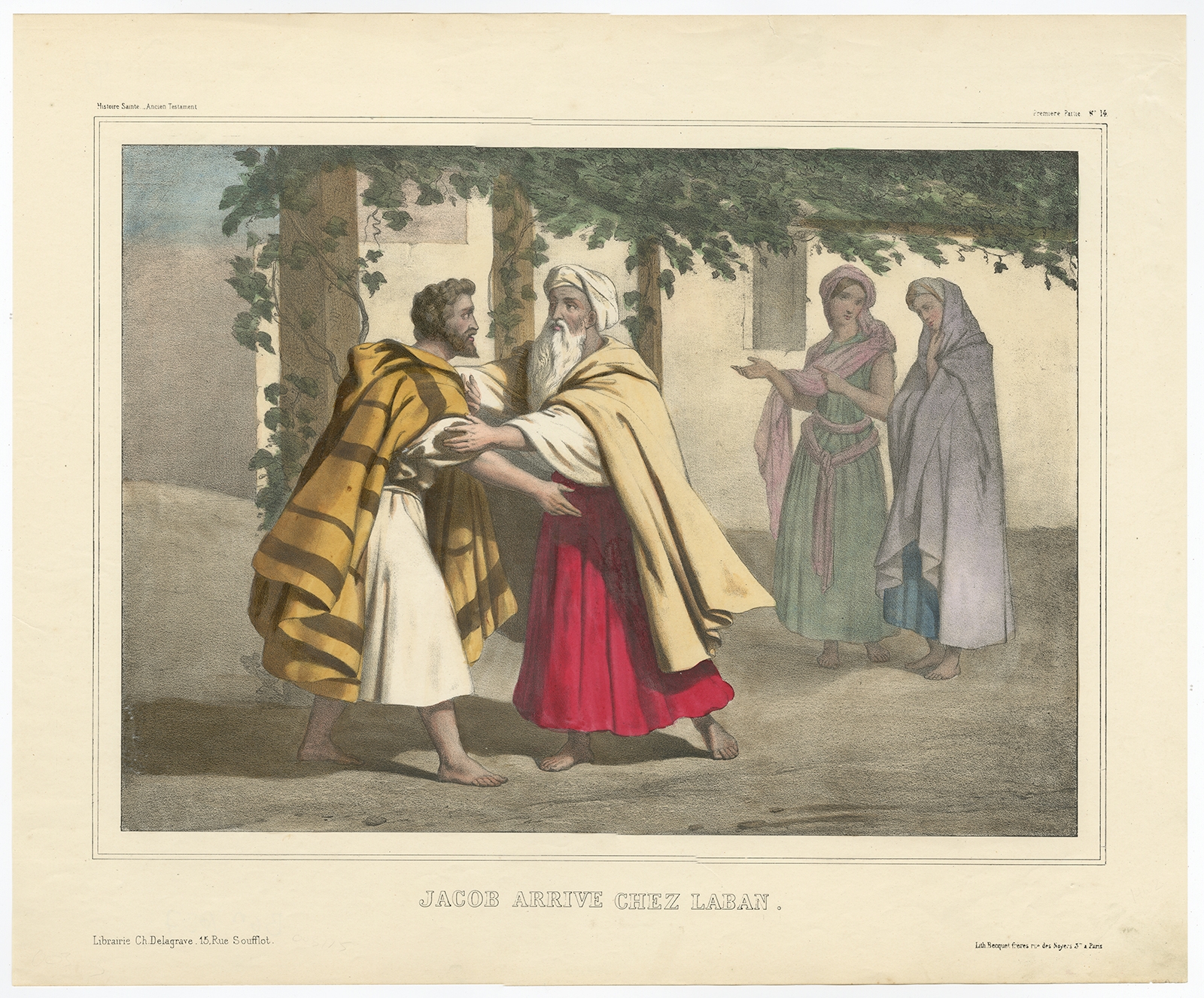 Histoire Sainte Ancien Testament Jacob Arrive Chez Laban