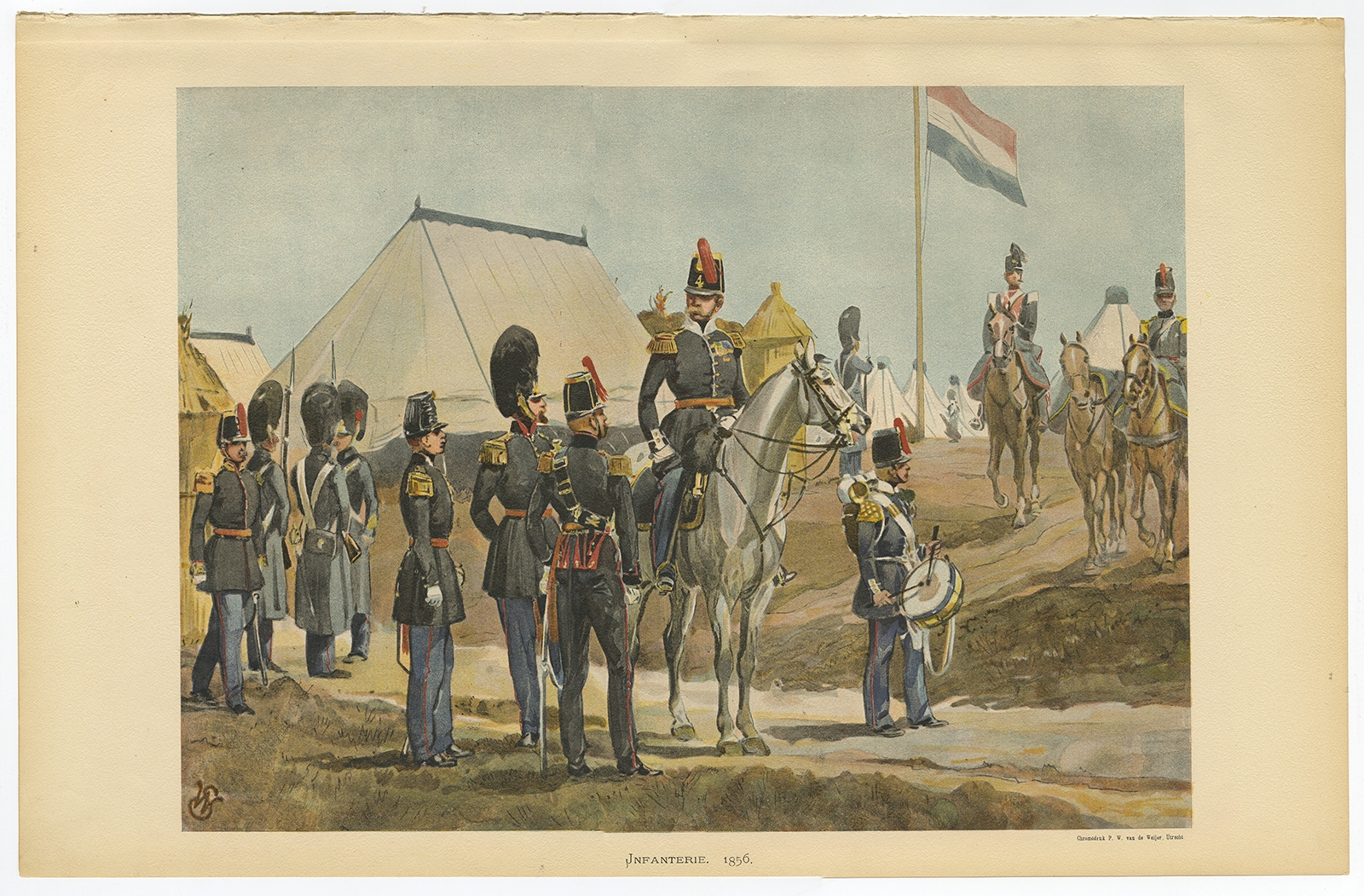 Infanterie 1856 - Van de Weyer (1900)