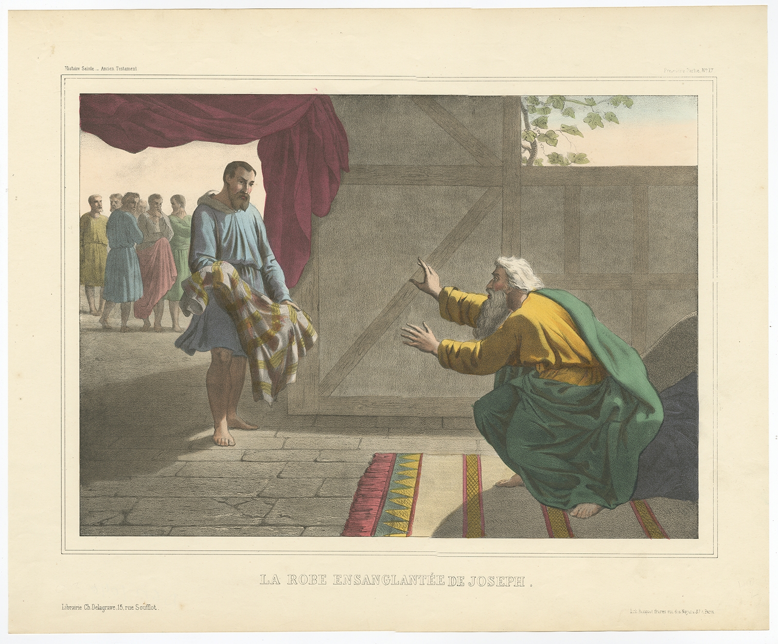 Histoire Sainte. - Ancien Testament. La Robe ensanglantee de Joseph