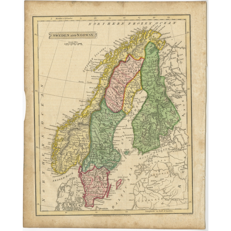 Sweden & Norway - Russell (1814)