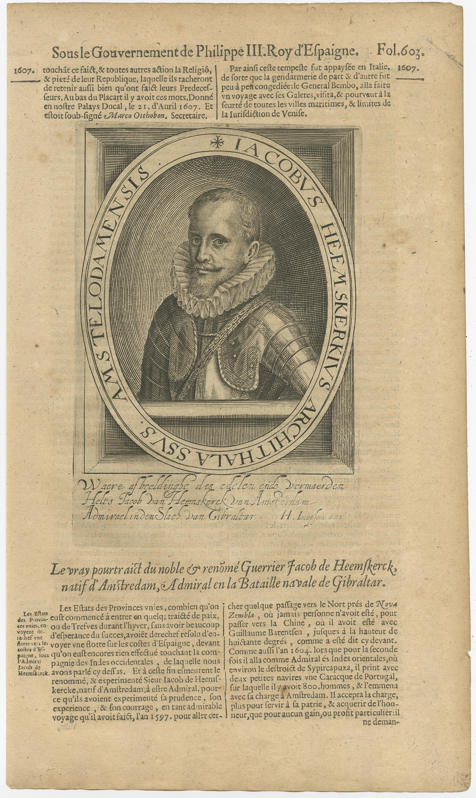 Iacobus Heemskerkius (..) - Van Meteren (1618)