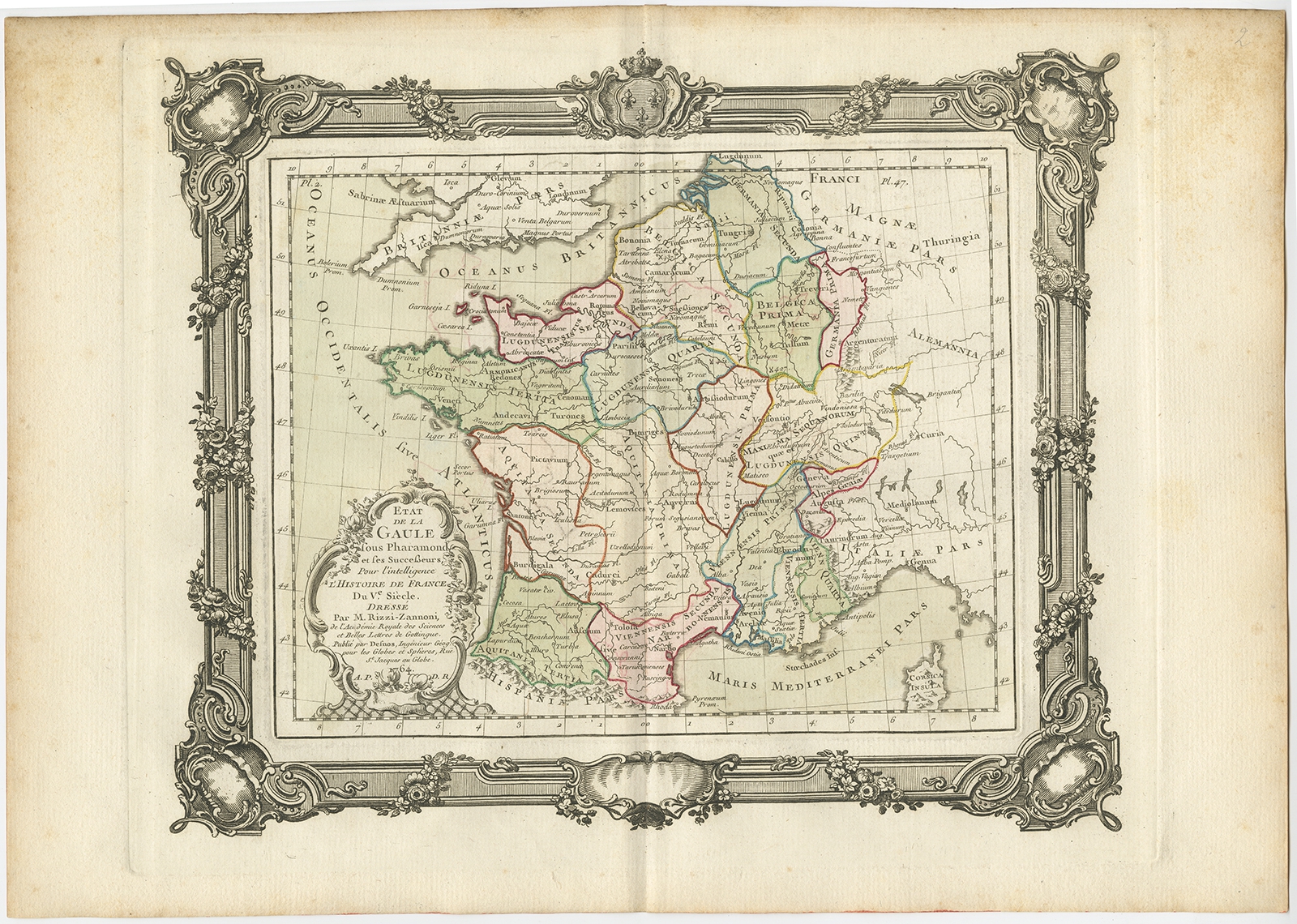 3rd Century Map Of France France Wikipedia