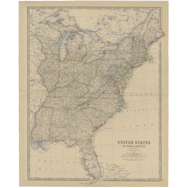 Antique Maps of North America - Buy maps of North America | Map Store ...