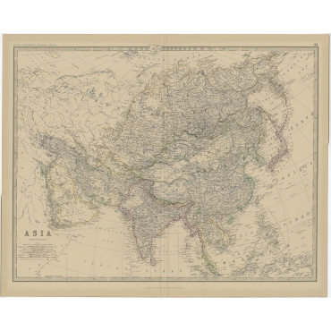 Antique Maps of the Asian continent - Buy maps of Asia | Map Store ...