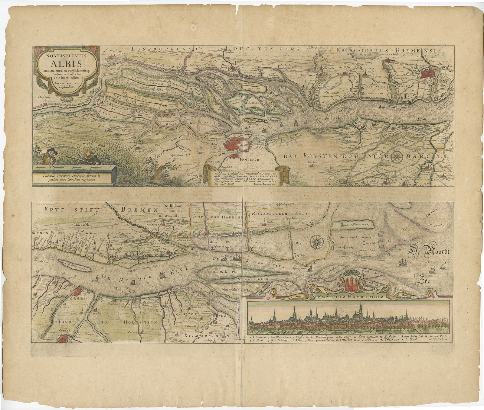 Elbe River Europe Map