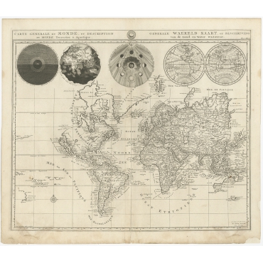 Antique Maps of the World - Buy World Maps | Bartele Gallery - Maps ...