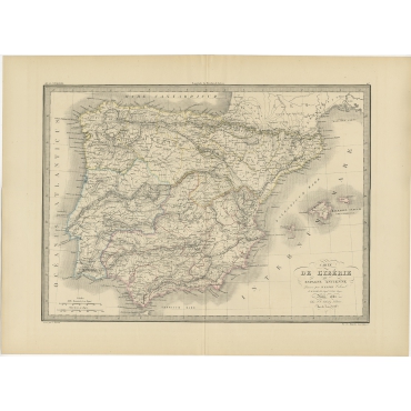 Antique Maps of South Europe - Buy maps of Europe | Map Store - Maps ...