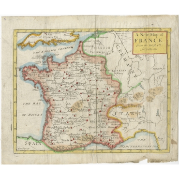 Antique Maps of France - Buy maps of Europe | Map Store - Maps & Prints