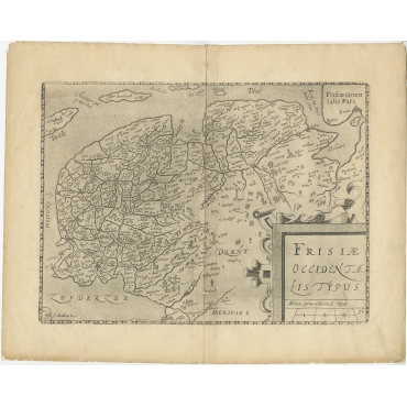 Antique Maps of Friesland - Buy maps of Holland | Map Store (3) - Maps ...