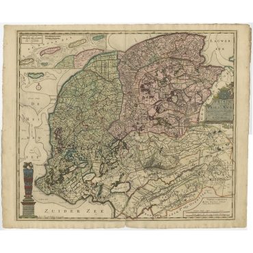 Antique Maps of Friesland - Buy maps of Holland | Map Store - Maps & Prints